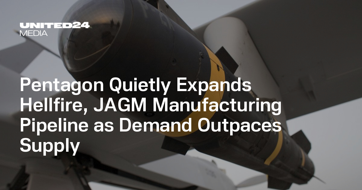 Pentagon Quietly Expands Hellfire, JAGM Manufacturing Pipeline as ...