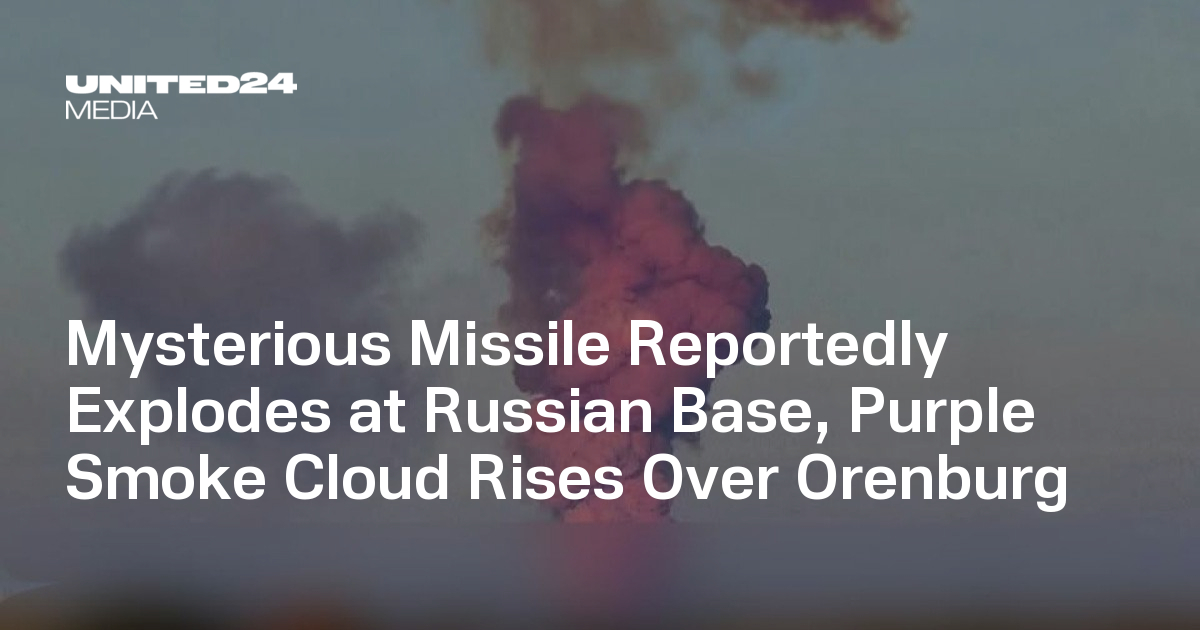 Mysterious Missile Reportedly Explodes at Russian Base, Purple Smoke ...