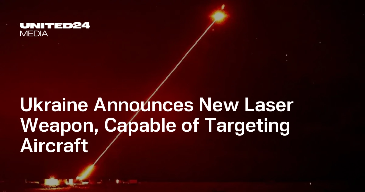 Ukraine Announces New 'Tryzub' Laser Weapon, Capable of Targeting ...