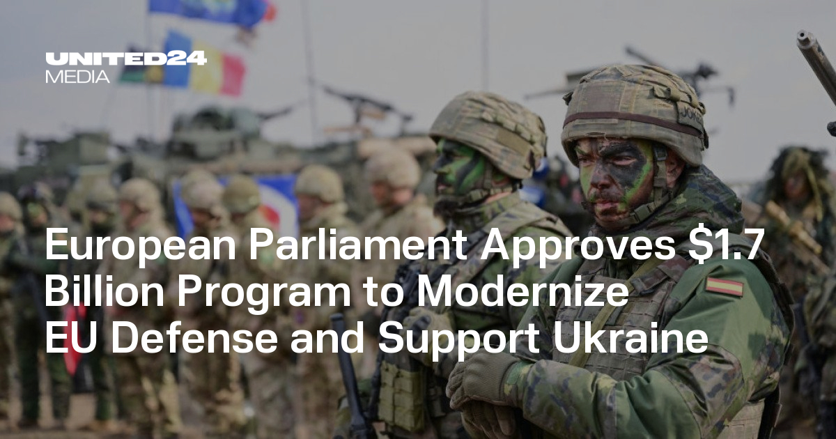 European Parliament Approves $1.7 Billion Program to Modernize EU ...