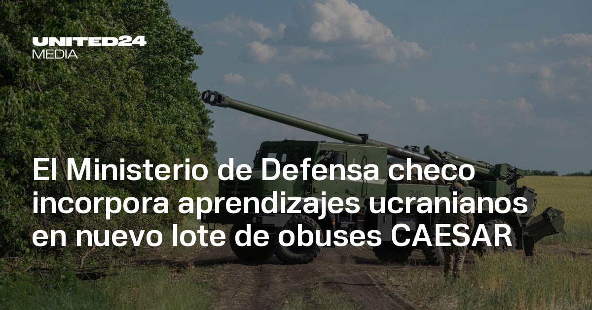 El Ministerio de Defensa checo incorpora aprendizajes ucranianos en ...