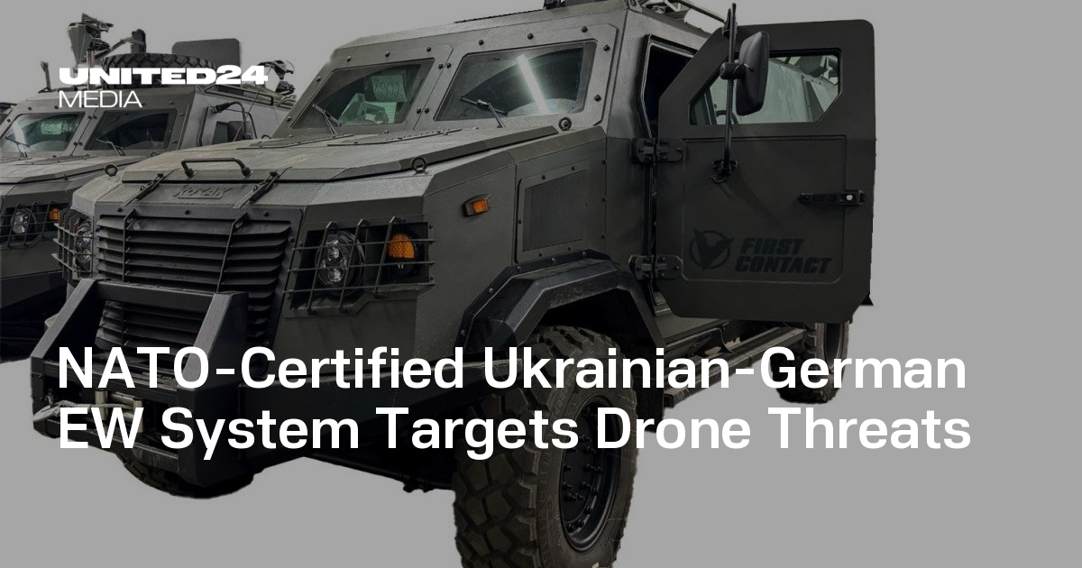 NATO-Certified Ukrainian-German EW System Targets Drone Threats ...