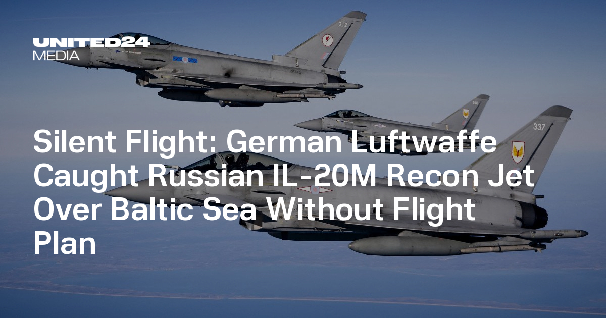 Silent Flight: German Luftwaffe Caught Russian IL-20M Recon Jet Over ...