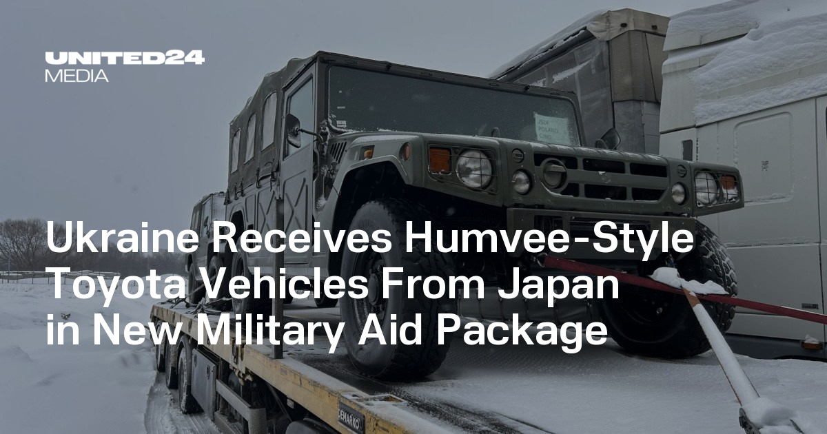 Ukraine Receives Humvee-Style Toyota Vehicles From Japan in New ...
