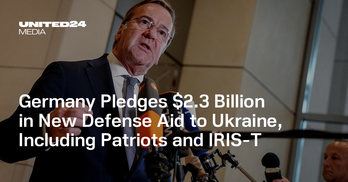 Germany Pledges $2.3 Billion in New Defense Aid to Ukraine, Including Patriots and IRIS-T ...