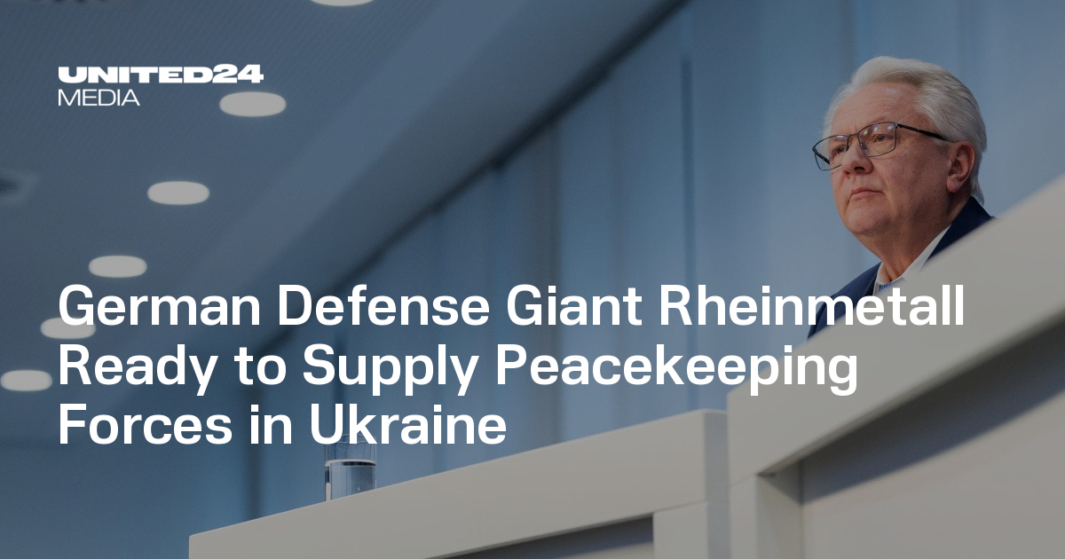 German Defense Giant Rheinmetall Ready to Supply Peacekeeping Forces in ...