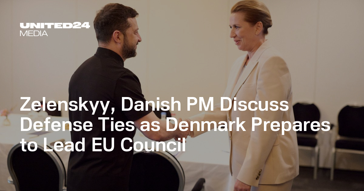 Zelenskyy, Danish PM Discuss Defense Ties as Denmark Prepares to Lead ...