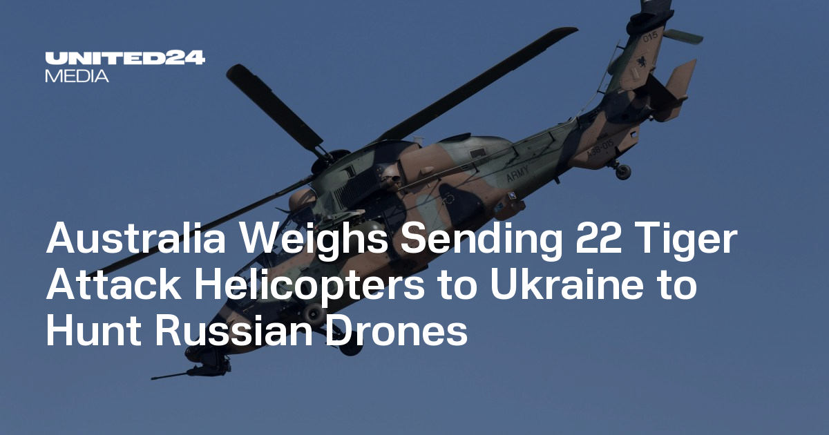 Australia Weighs Sending 22 Tiger Attack Helicopters to Ukraine to Hunt ...