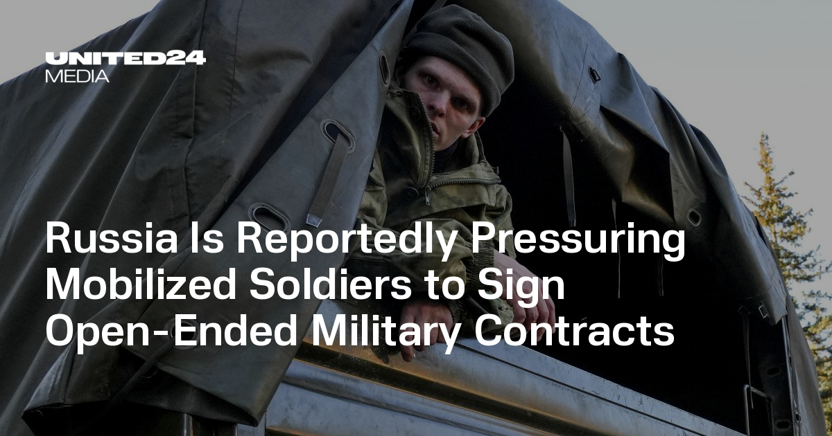 Russia Is Reportedly Pressuring Mobilized Soldiers to Sign Open-Ended ...