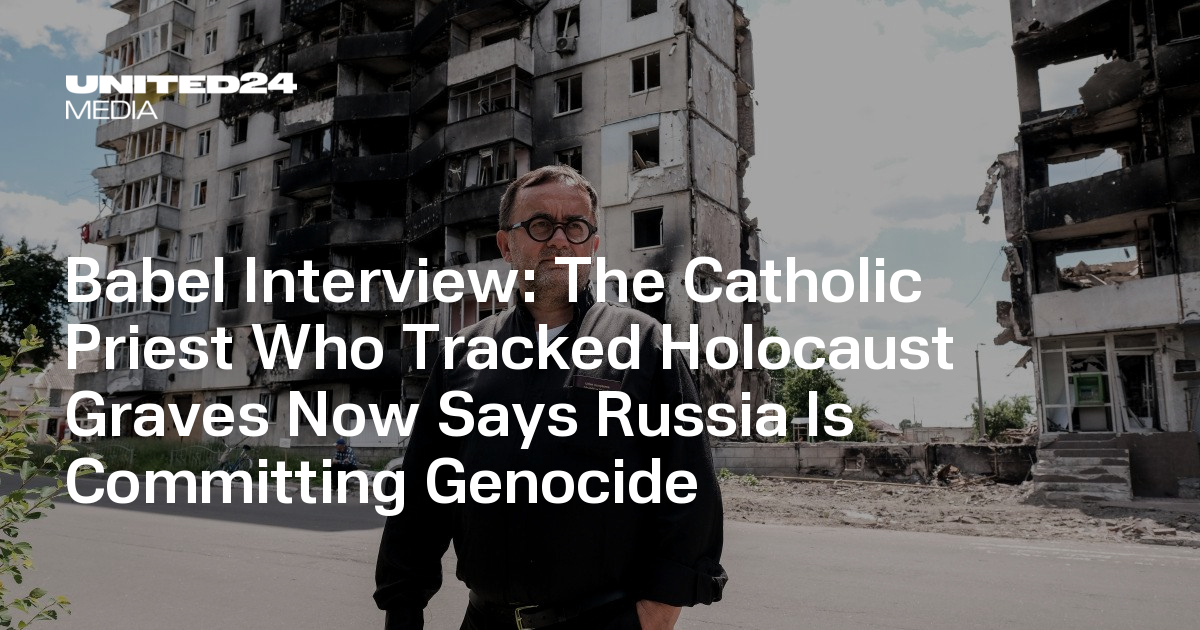 Babel Interview: The Catholic Priest Who Tracked Holocaust Graves Now ...