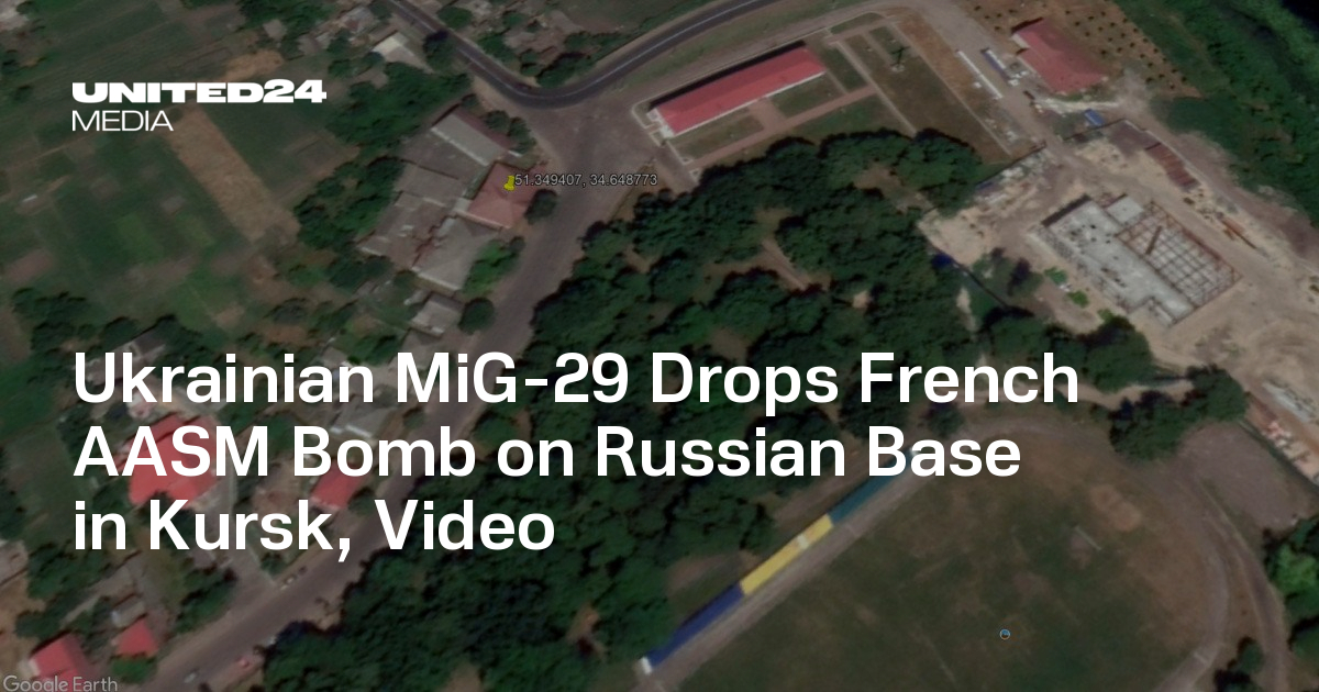 Ukrainian MiG-29 Drops French AASM Bomb on Russian Base in Kursk, Video ...