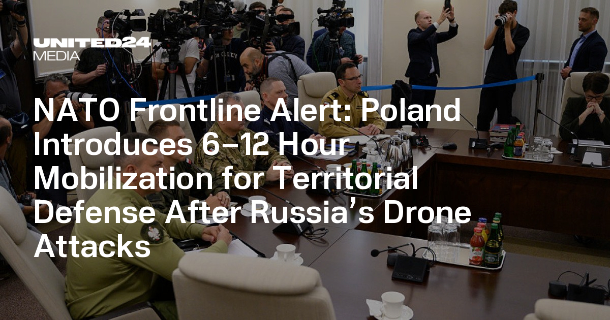 NATO Frontline Alert: Poland Introduces 6–12 Hour Mobilization for ...