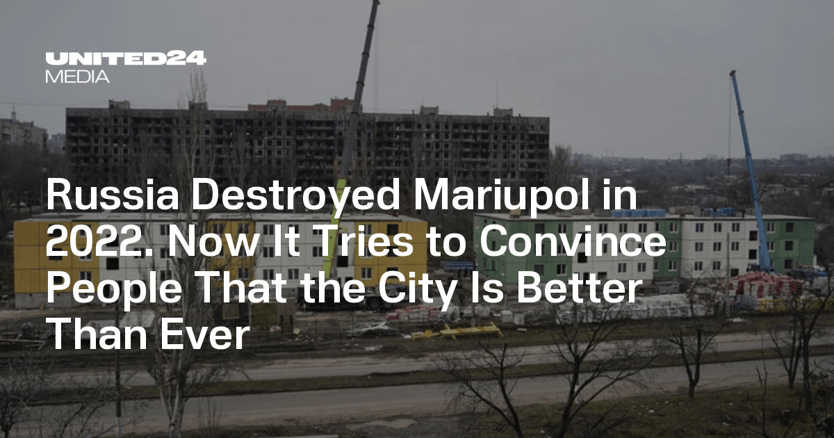 Exploring the Reality of Life and Reconstruction in Russian-Occupied ...