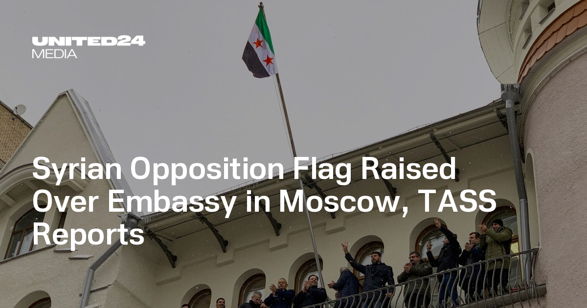Syrian Opposition Flag Raised Over Embassy in Moscow, TASS Reports ...