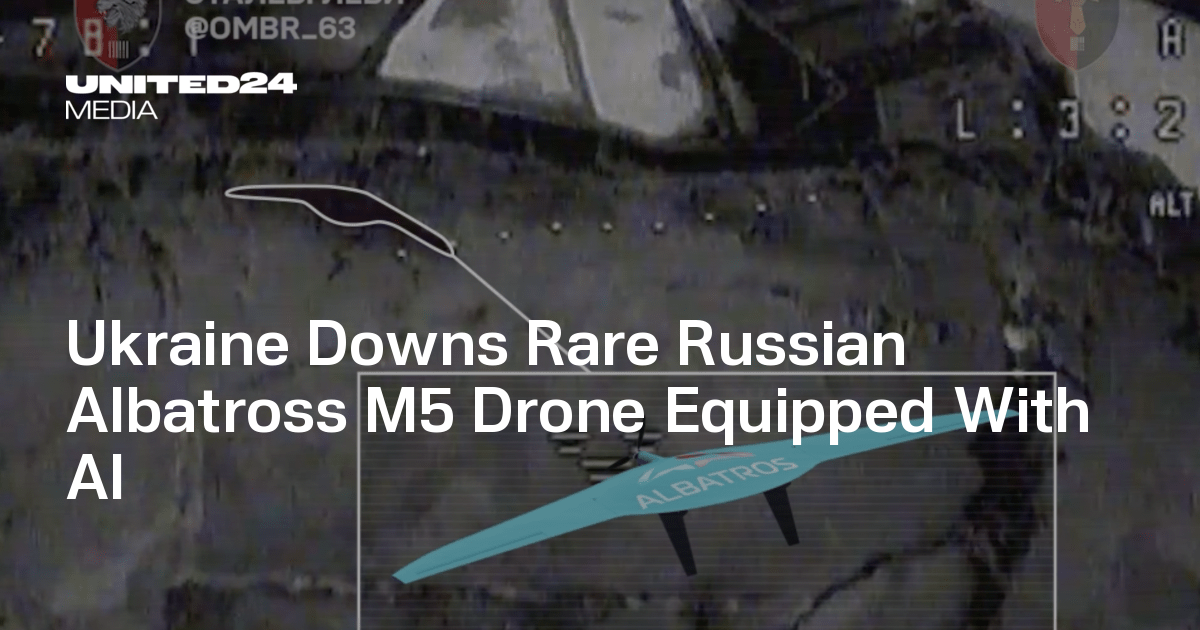 Ukraine Downs Rare Russian Albatross M5 Drone Equipped With AI ...