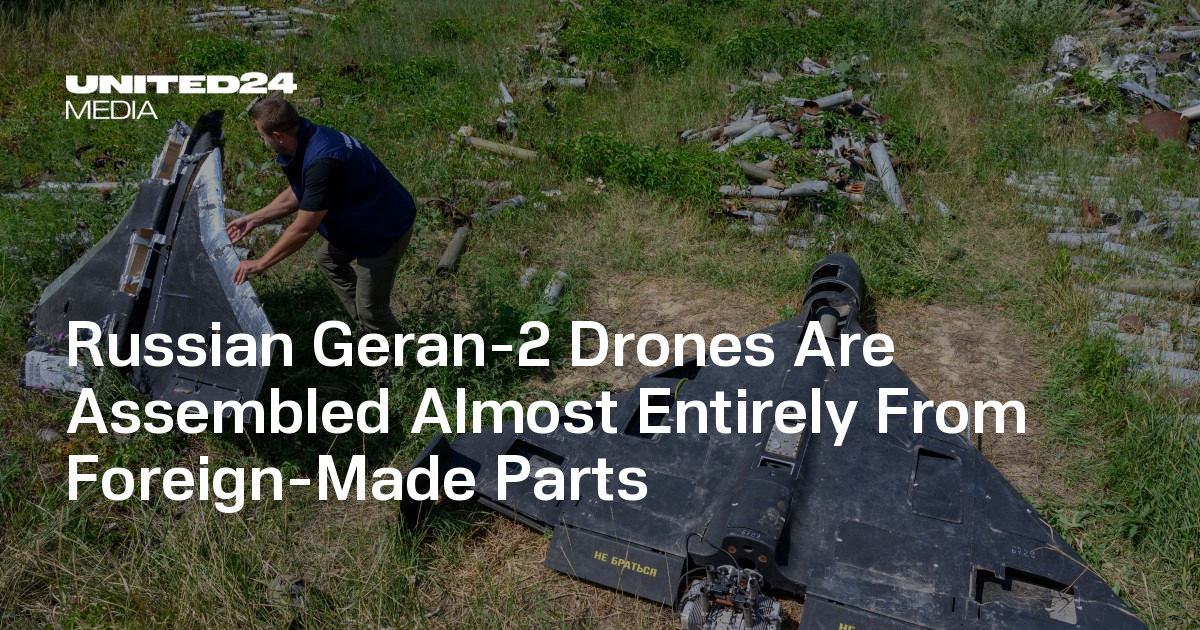 Russian Geran-2 Drones Are Assembled Almost Entirely From Foreign-Made ...