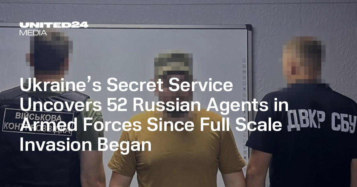 Ukraine’s Secret Service Uncovers 52 Russian Agents in Armed Forces ...