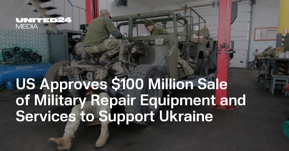 US Approves $100 Million Sale of Military Repair Equipment and Services ...