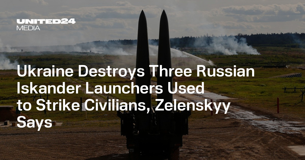 Ukraine Destroys Three Russian Iskander Launchers Used to Strike ...