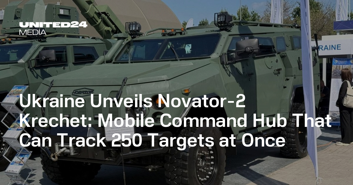 Ukraine Unveils Novator-2 Krechet: Mobile Command Hub That Can Track ...