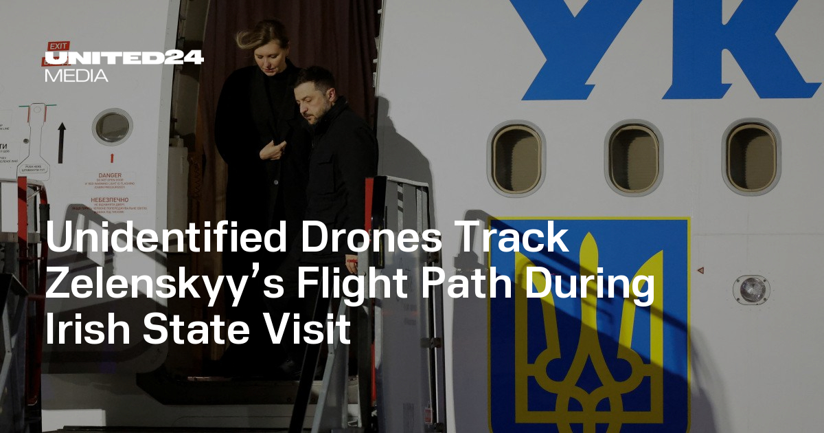 Unidentified Drones Track Zelenskyy’s Flight Path During Irish State ...