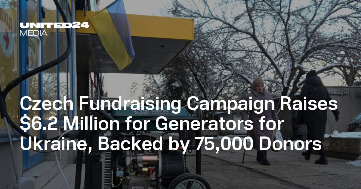Czech Fundraising Campaign Raises $6.2 Million for Generators for ...