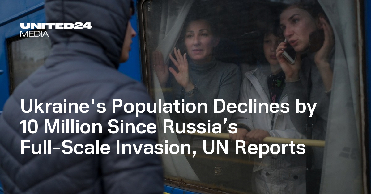 Ukraine's Population Declines by 10 Million Since Russia’s Full-Scale ...