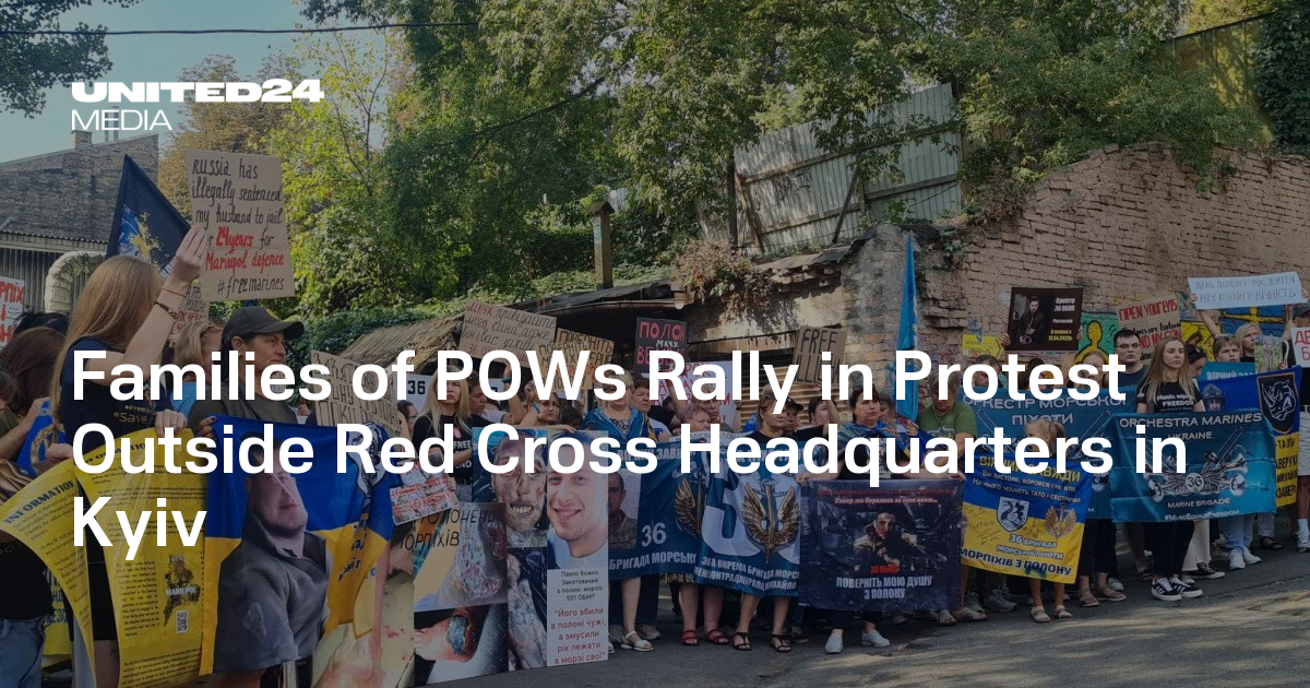 Families of POWs Rally in Protest Outside Red Cross Headquarters in ...