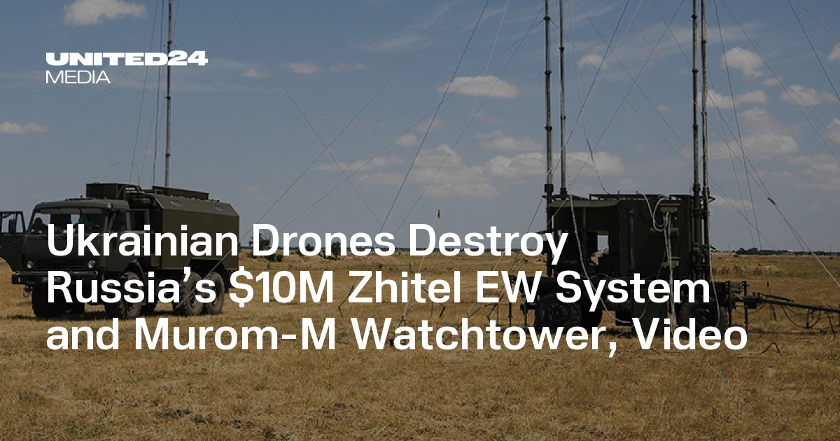 Ukrainian Drones Destroy Russia’s $10M Zhitel EW System and Murom-M ...