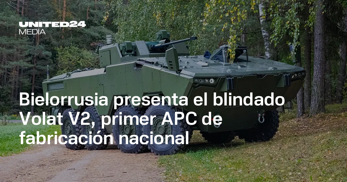 Bielorrusia presenta el blindado Volat V2, primer APC de fabricación ...
