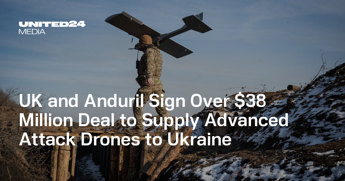 UK and Anduril Sign Over $38 Million Deal to Supply Advanced Attack ...