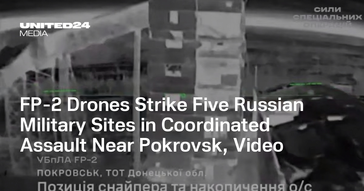 FP-2 Drones Strike Five Russian Military Sites in Coordinated Assault ...