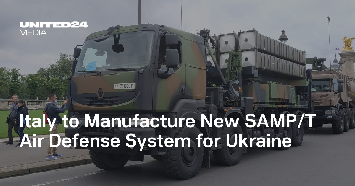 Italy Missile Defense Ukraine To Get SAMP/T Air Defense System