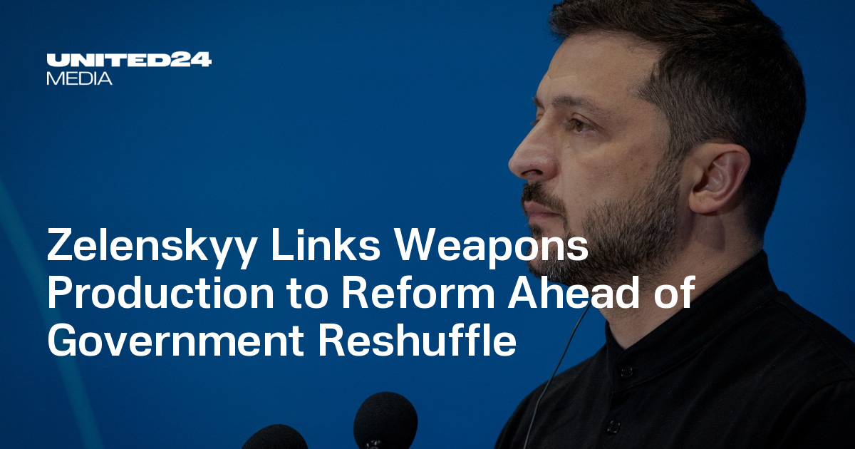 Zelenskyy Links Weapons Production to Reform Ahead of Government ...