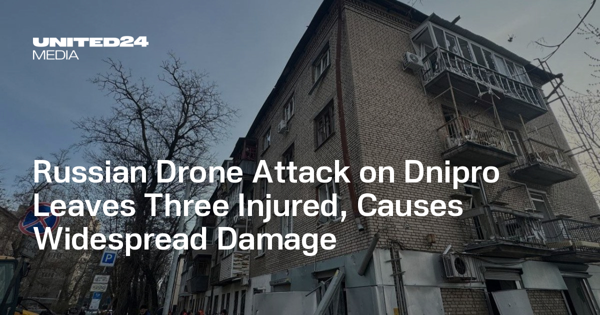 Russian Drones Strike Dnipro’s Downtown, Causing Devastating Damage in ...