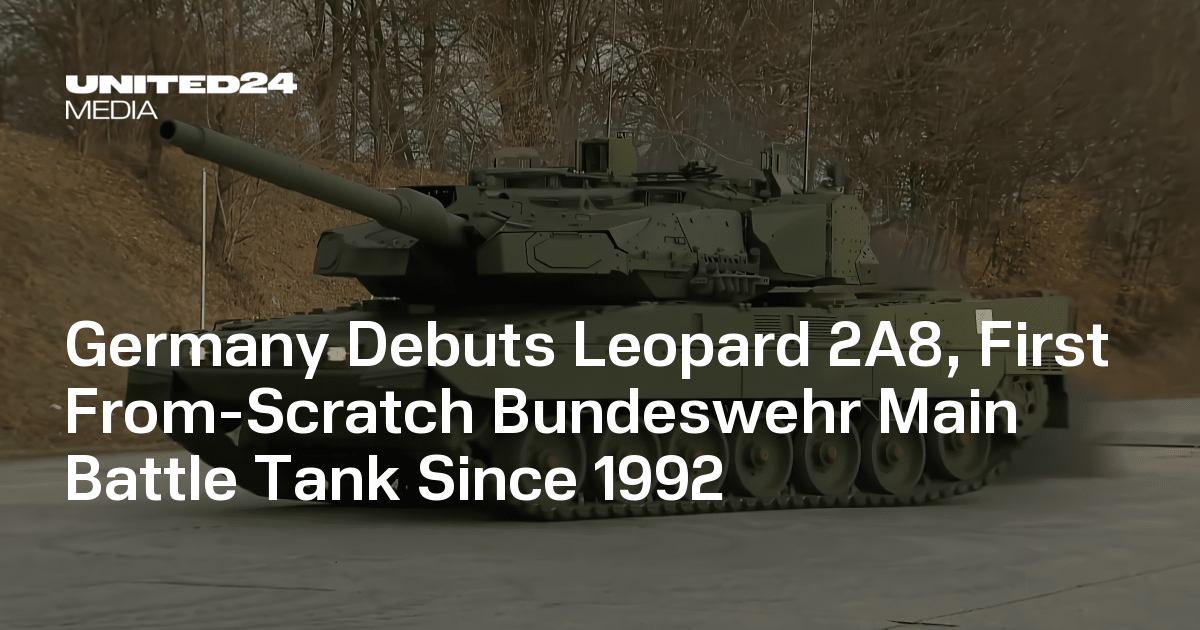 Germany Debuts Leopard 2A8, First From-Scratch Bundeswehr Main Battle ...