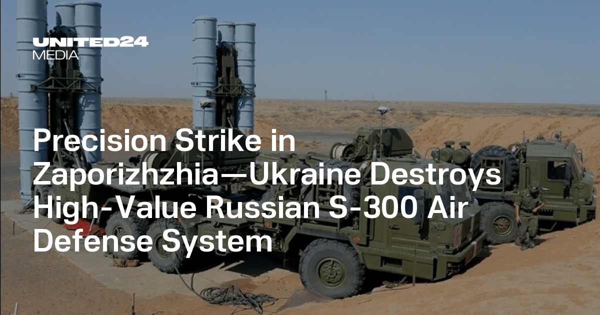 Precision Strike in Zaporizhzhia—Ukraine Destroys High-Value Russian S ...