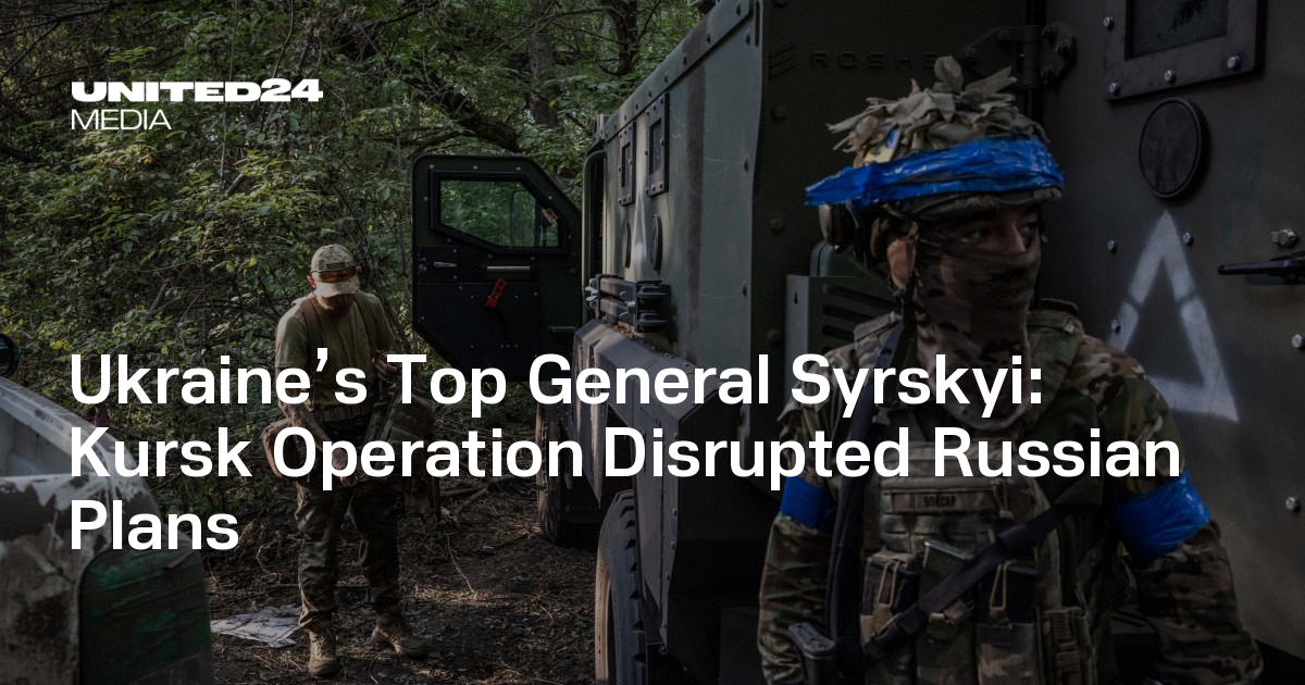 Syrsky: Ukraine Controls 500 km Inside Russia, Forcing Kremlin to ...