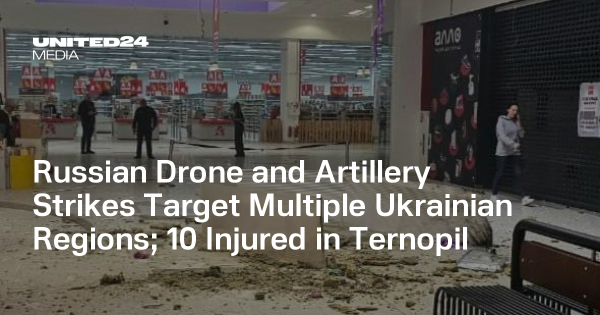 Russian Drone and Artillery Strikes Target Multiple Ukrainian Regions ...