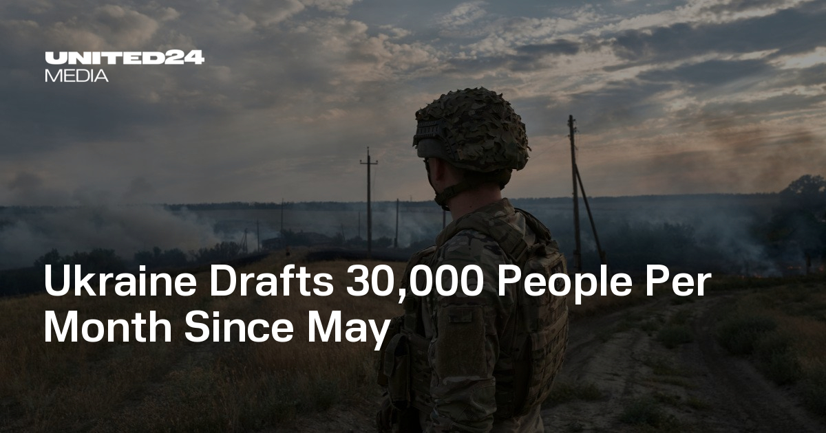 Ukrainian Military Draft Surges: 30,000 Recruits per Month Since Law ...
