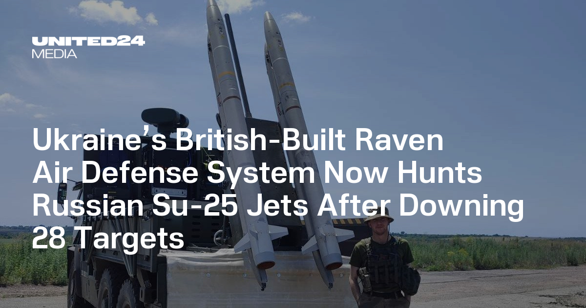 Ukraine’s British-Built Raven Air Defense System Now Hunts Russian Su ...
