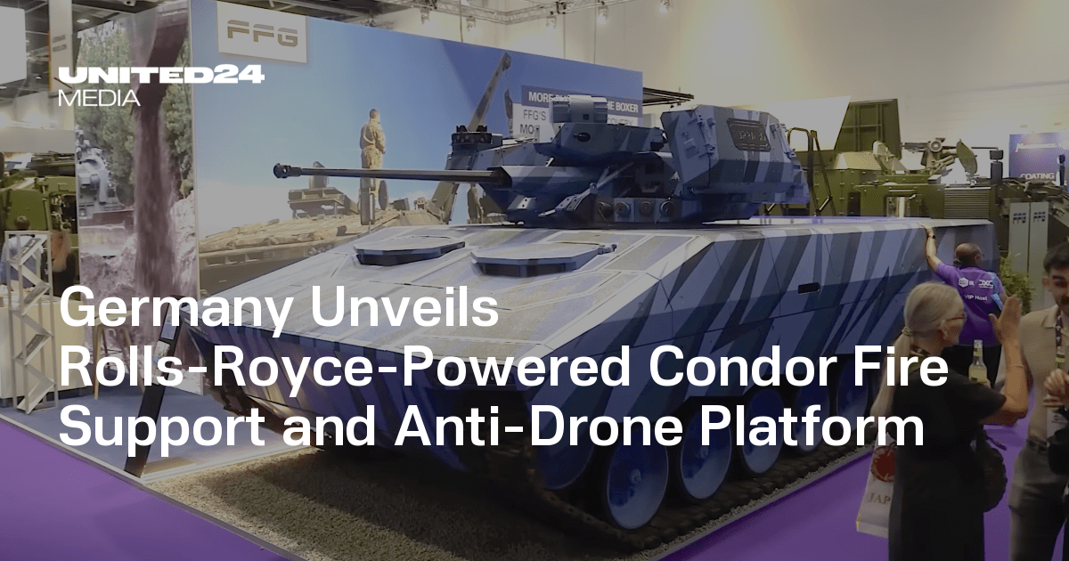 Germany Unveils Rolls-Royce-Powered Condor Fire Support and Anti-Drone ...