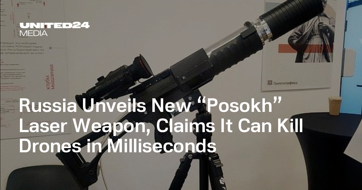 Russia Unveils New “Posokh” Laser Weapon, Claims It Can Kill Drones in ...