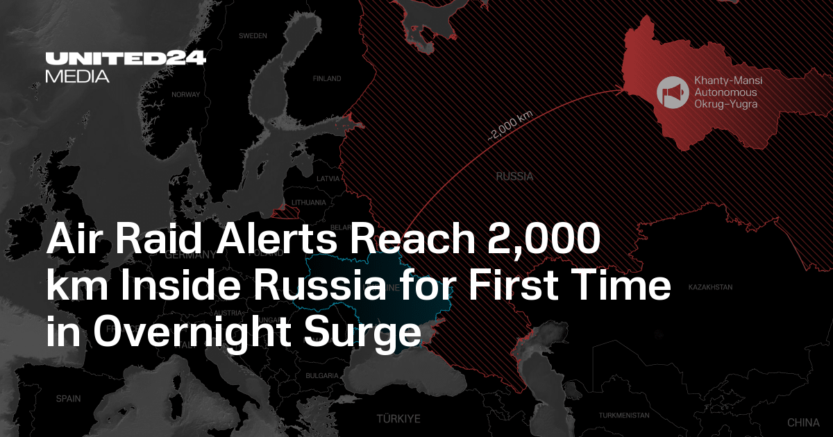 Air Raid Alerts Reach 2,000 km Inside Russia for First Time in ...