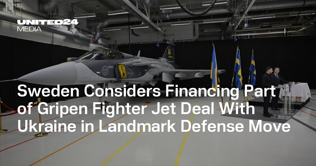 Sweden Considers Financing Part of Gripen Fighter Jet Deal With Ukraine ...