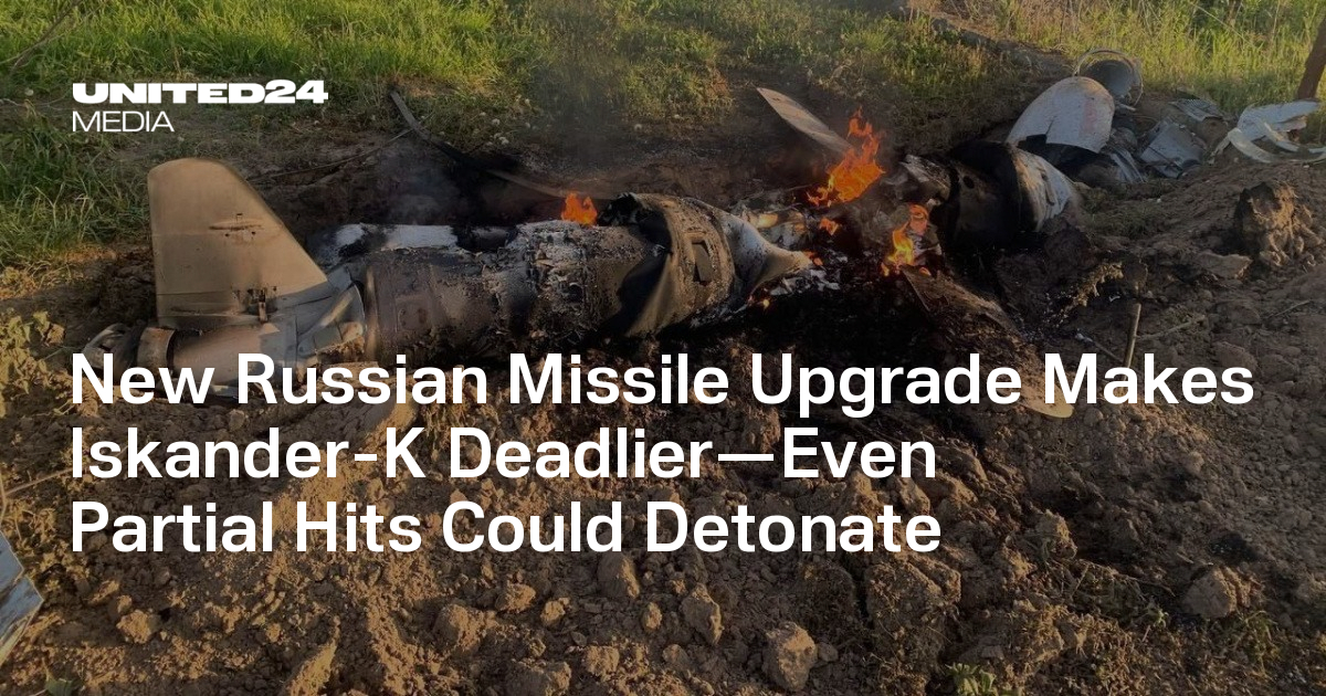 New Russian Missile Upgrade Makes Iskander-K Deadlier—Even Partial Hits ...