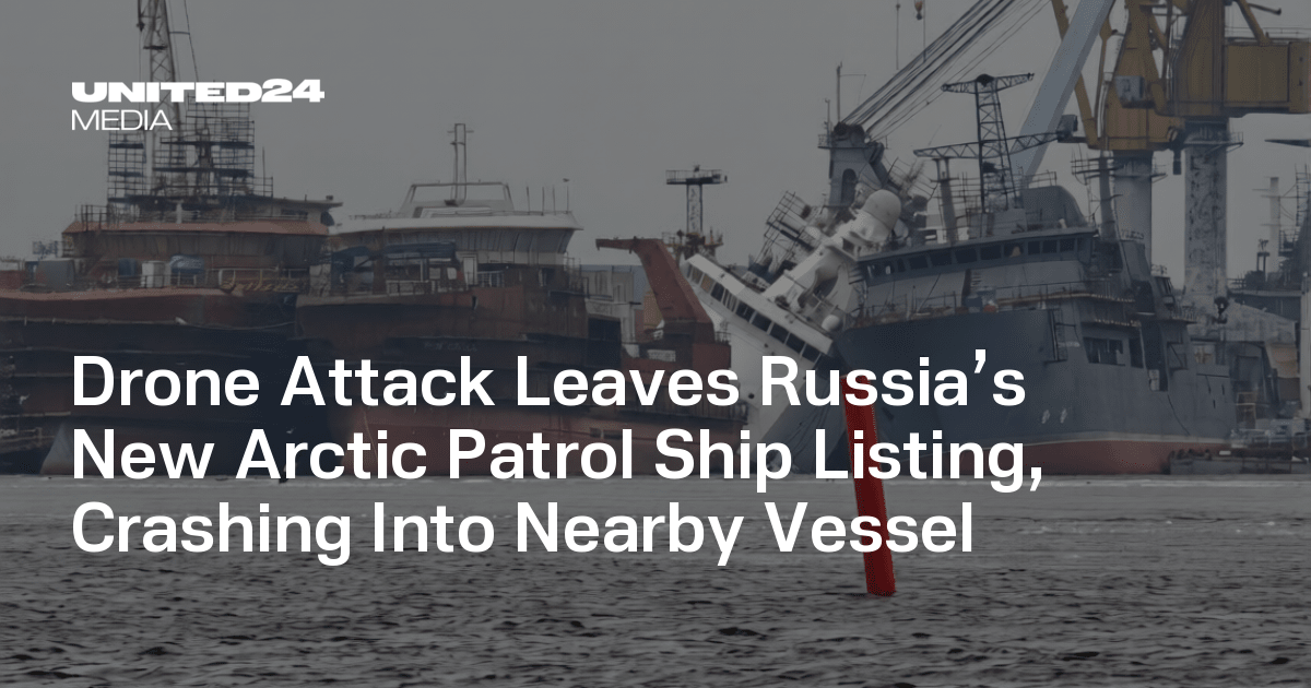 Drone Attack Leaves Russia’s New Arctic Patrol Ship Listing, Crashing ...