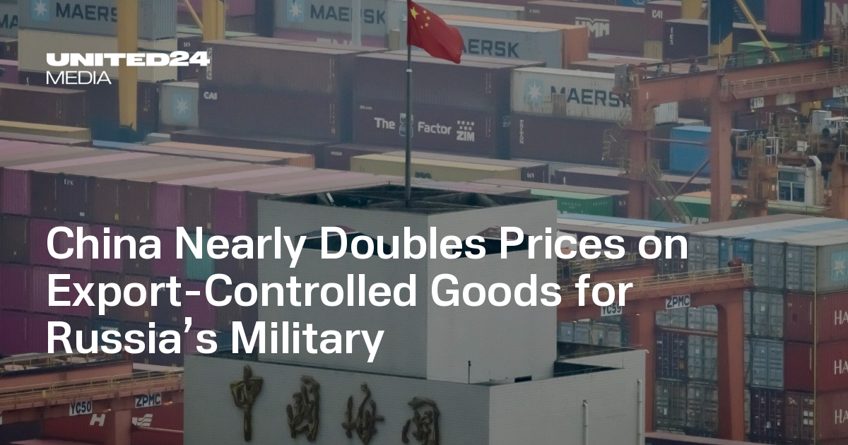 China Nearly Doubles Prices on Export-Controlled Goods for Russia’s ...