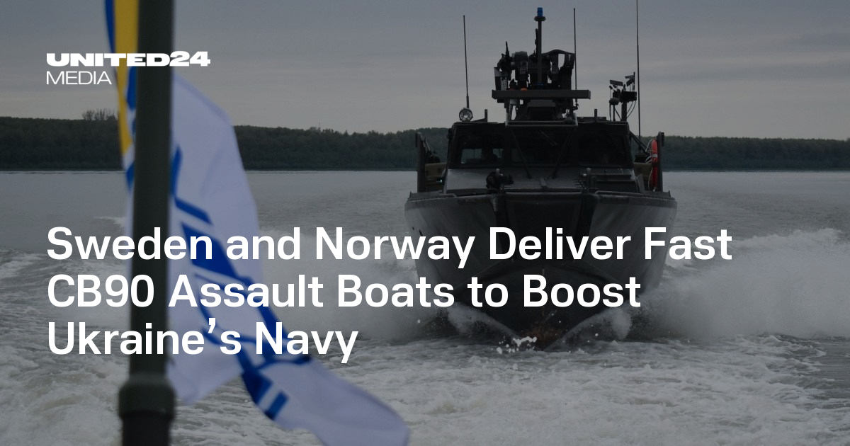 Sweden and Norway Deliver Fast CB90 Assault Boats to Boost Ukraine’s ...