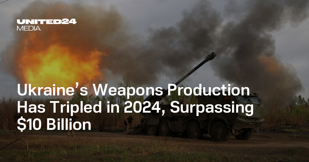 Ukraine’s Weapons Production Has Tripled in 2024, Surpassing $10 ...